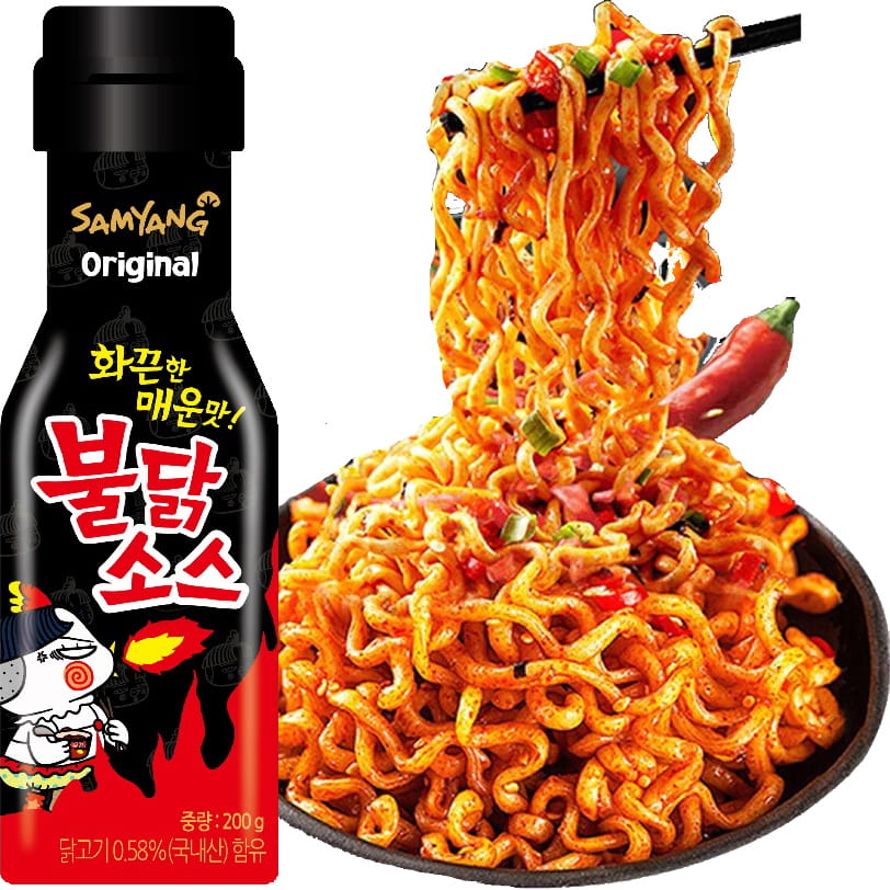 Koreański Sos Buldak Original 200g SAMYANG – Sklep PrzepisyChinskie.pl
